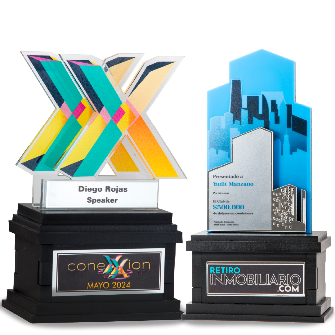 CUSTOM DESIGN - INDIVIDUAL TROPHY (12" inches heigh) – Multiform Awards