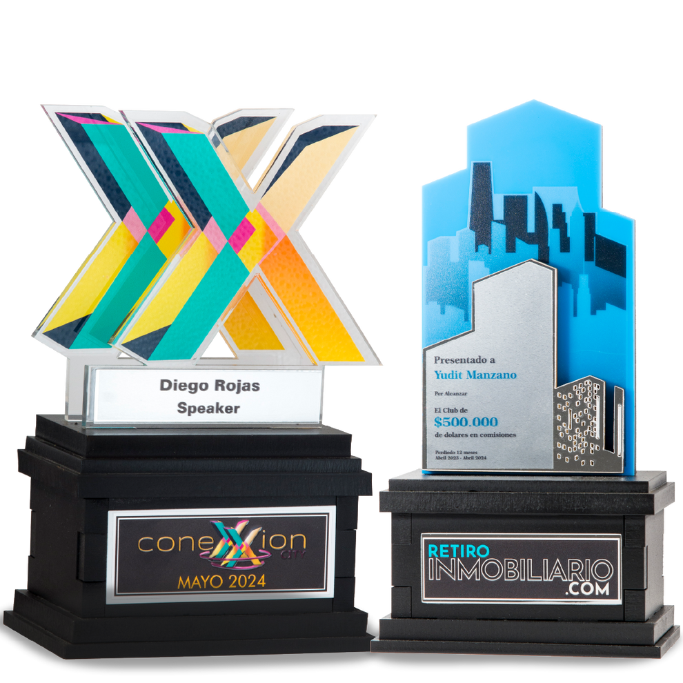 CUSTOM DESIGN - INDIVIDUAL TROPHY (12" inches heigh) – Multiform Awards